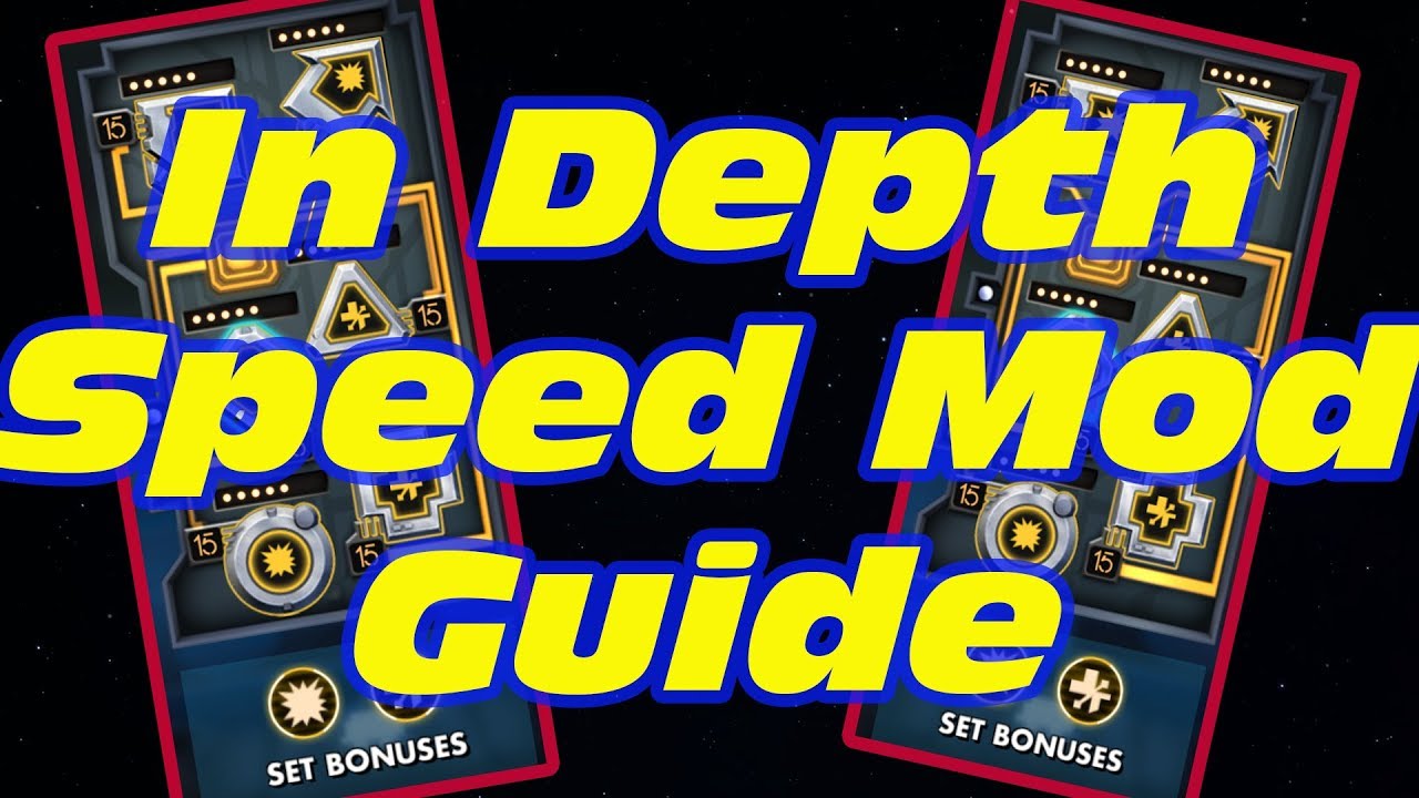 In Depth Mod Guide: What to look for in Speed Mods! Star Wars Galaxy of ...