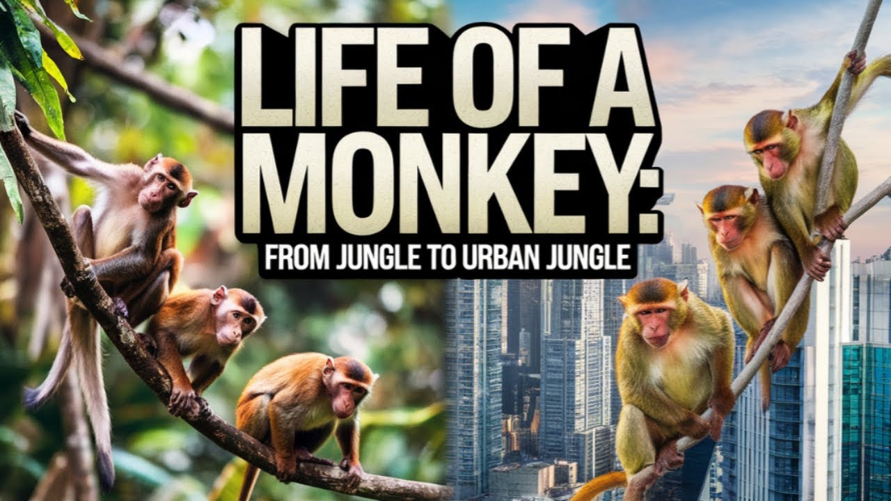 The Fascinating Life of a Monkey: From Jungle to Urban Jungle - YouTube