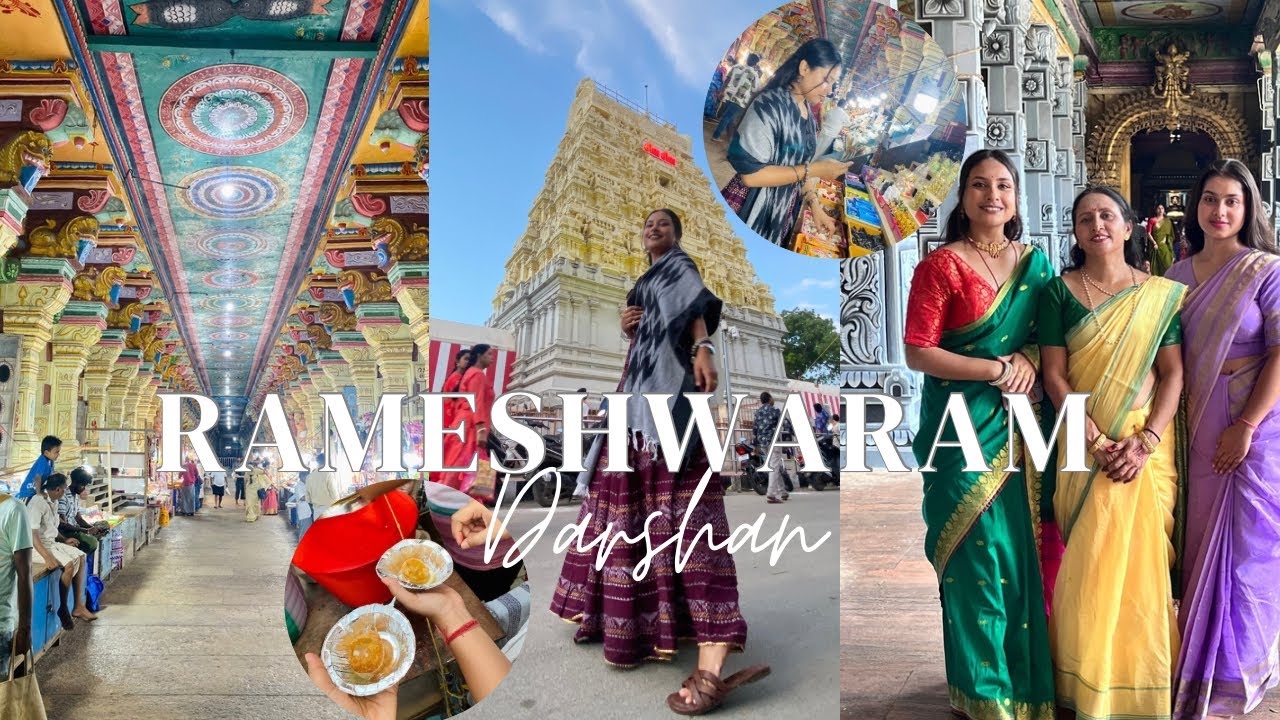 RAMESWARAM DHAM ke Darshan | Exploring Market | Mom’s CHAR DHAM ...