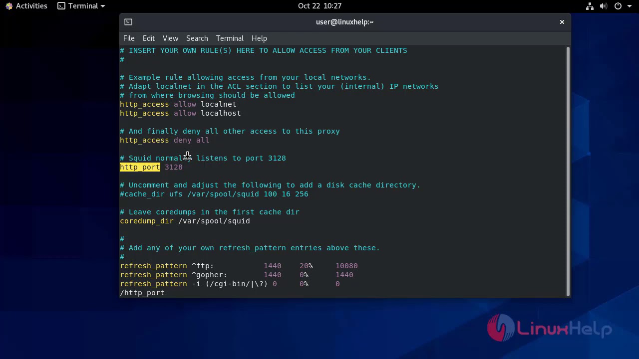 How To Install And Configure Squid Proxy Server On Centos 8 1 Youtube