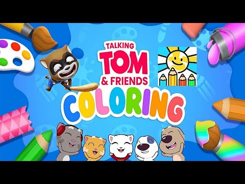 Talking Tom & Friends Coloring Gameplay Android ios - YouTube