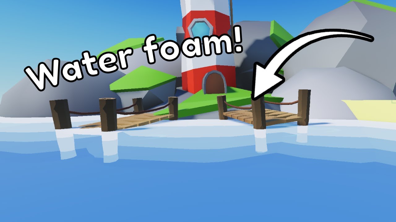 Making water foam in Roblox studio! - YouTube