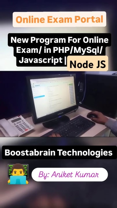 Node JS | Online Exam Portal | PHP CSS Javascript #boostabrain #shorts ...