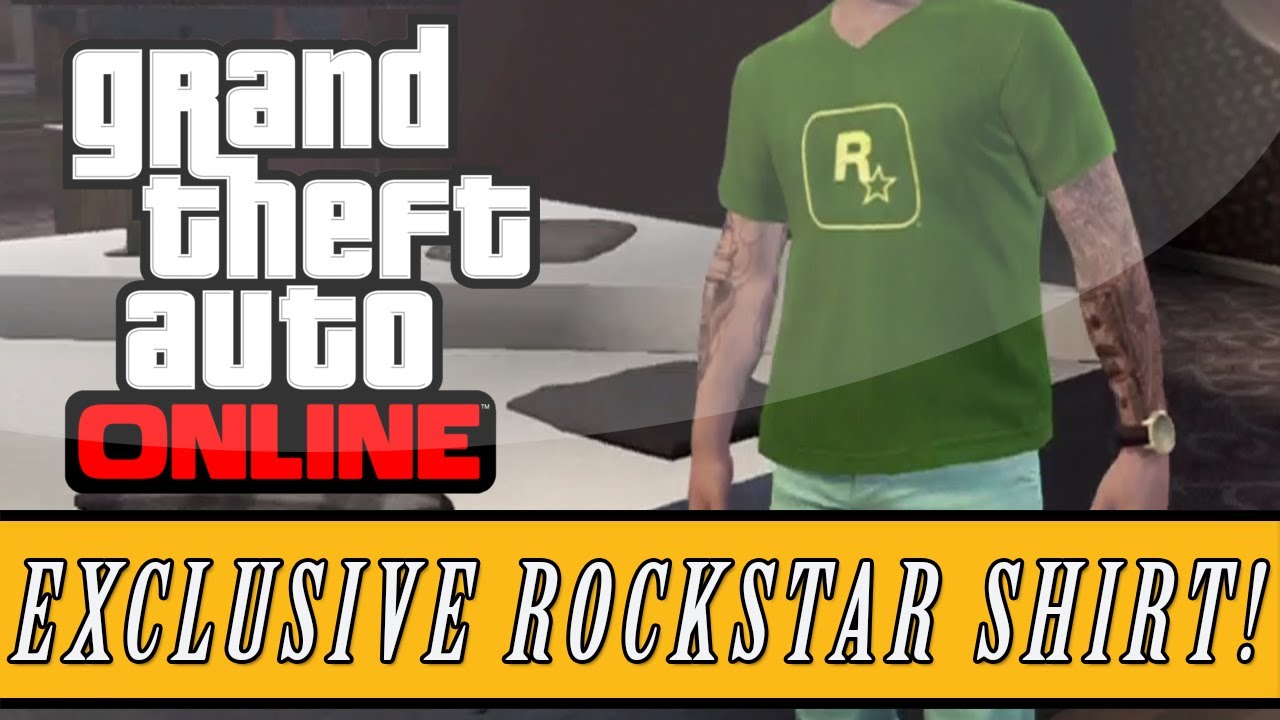 GTA 5: ONLINE | How To Unlock The Secret "Rockstar Games" T-Shirt ...