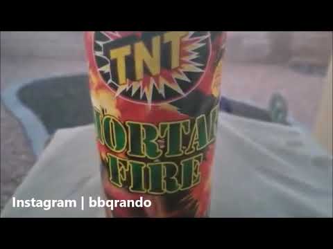 Mortar Fire Fountain - TNT Fireworks - YouTube