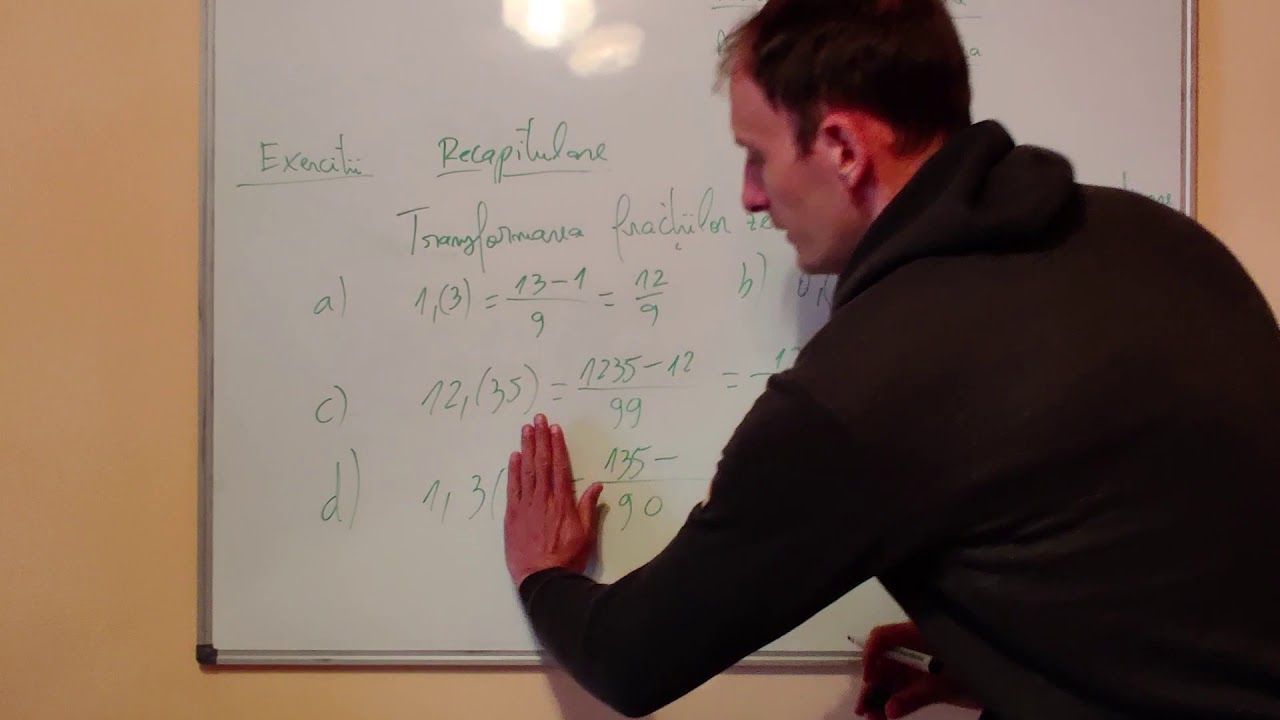 Numere rationale adunarea si scaderea - YouTube