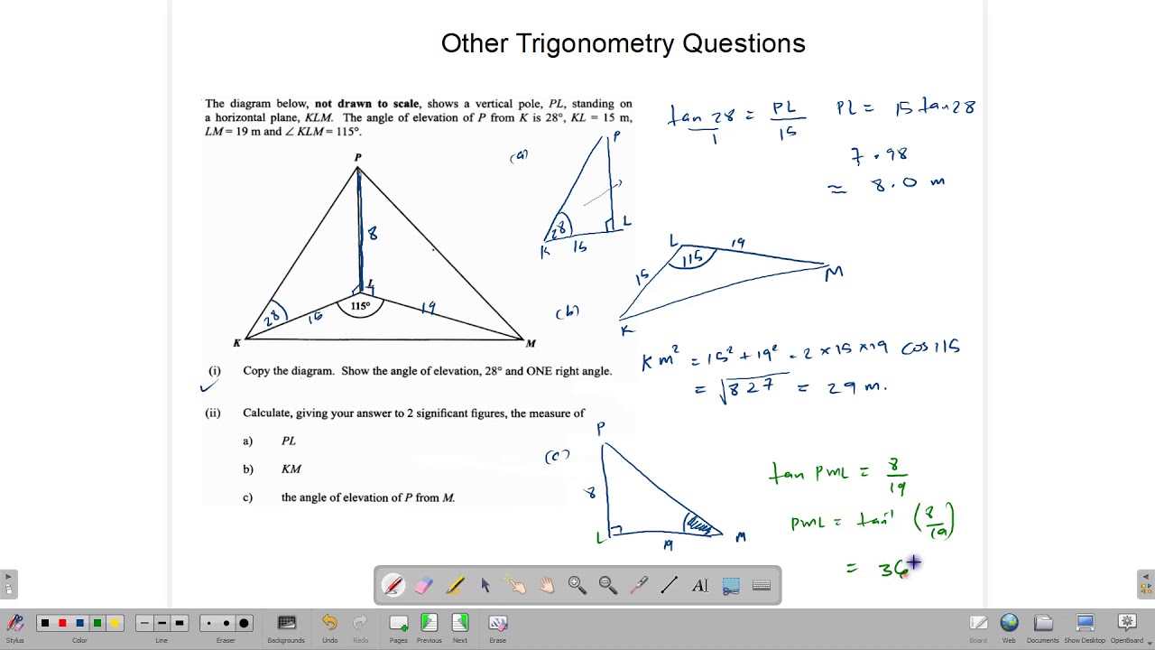 Three Dimensional Trigonometry - YouTube