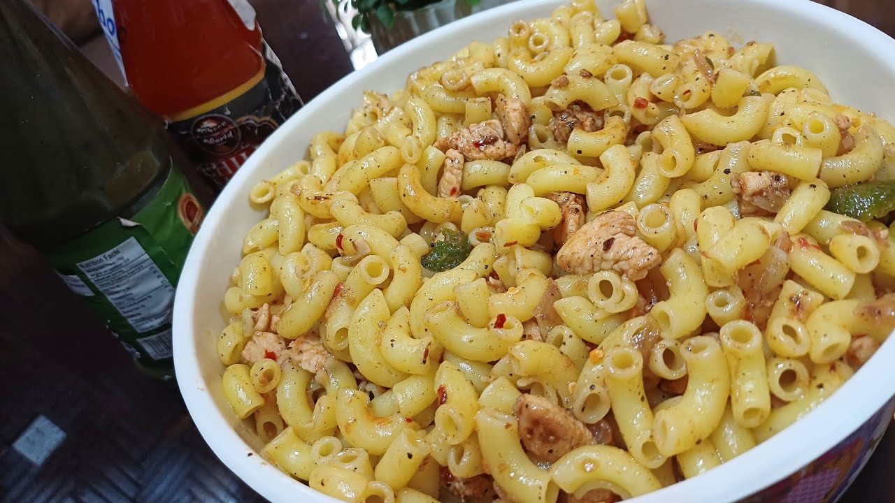|| چکن میکرونی chicken macronies recipe|| macroni banana ki mazydar ...