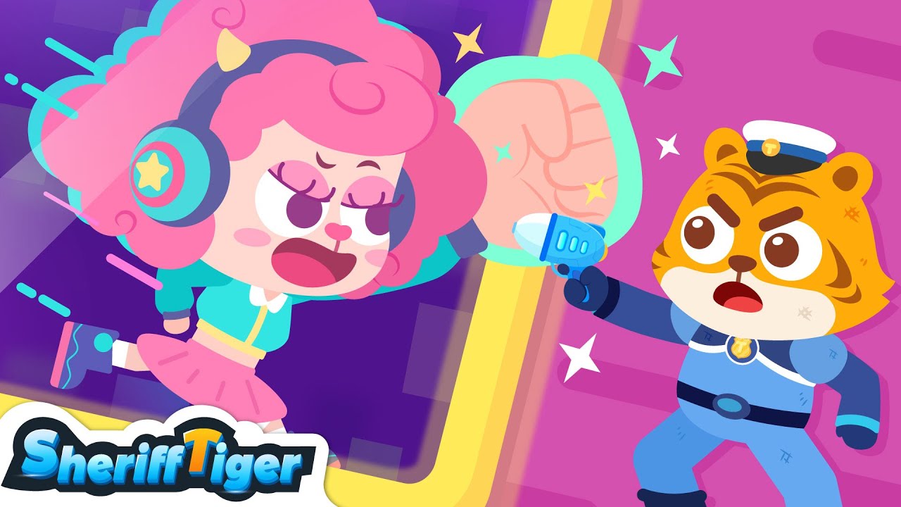 Problema de la Pantalla S01E15 | 🐯Sheriff Tiger | Kids Cartoon - YouTube