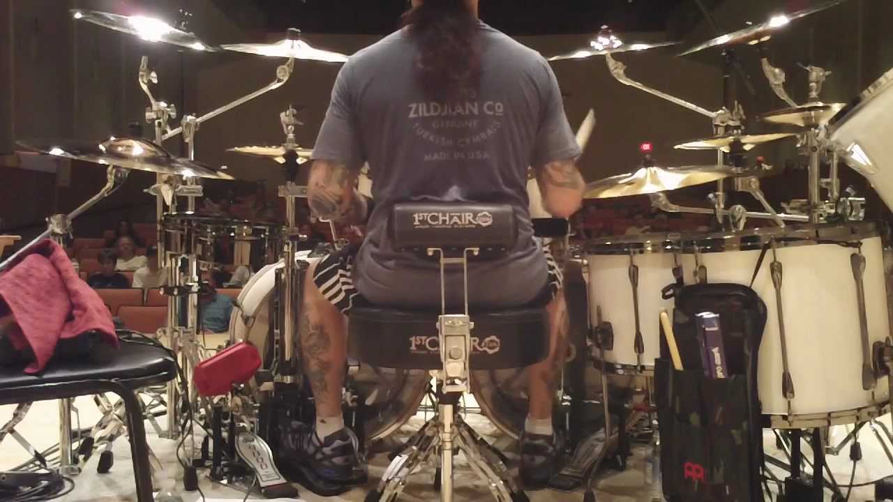 JASON BITTNER ZILDJIAN CLINIC TOUR 2011 DRUM SOLO #1 St Loius, MO May ...