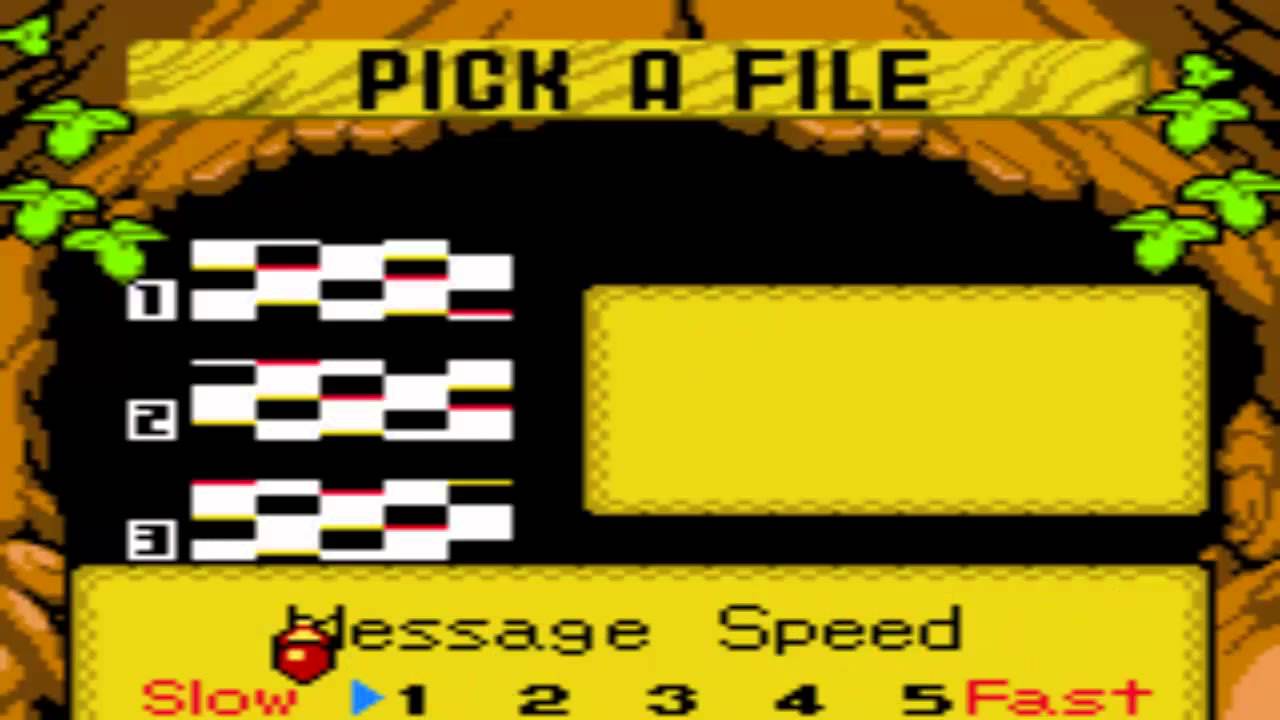 Zelda Oracle Of Ages - Corrupted Save Slots - YouTube