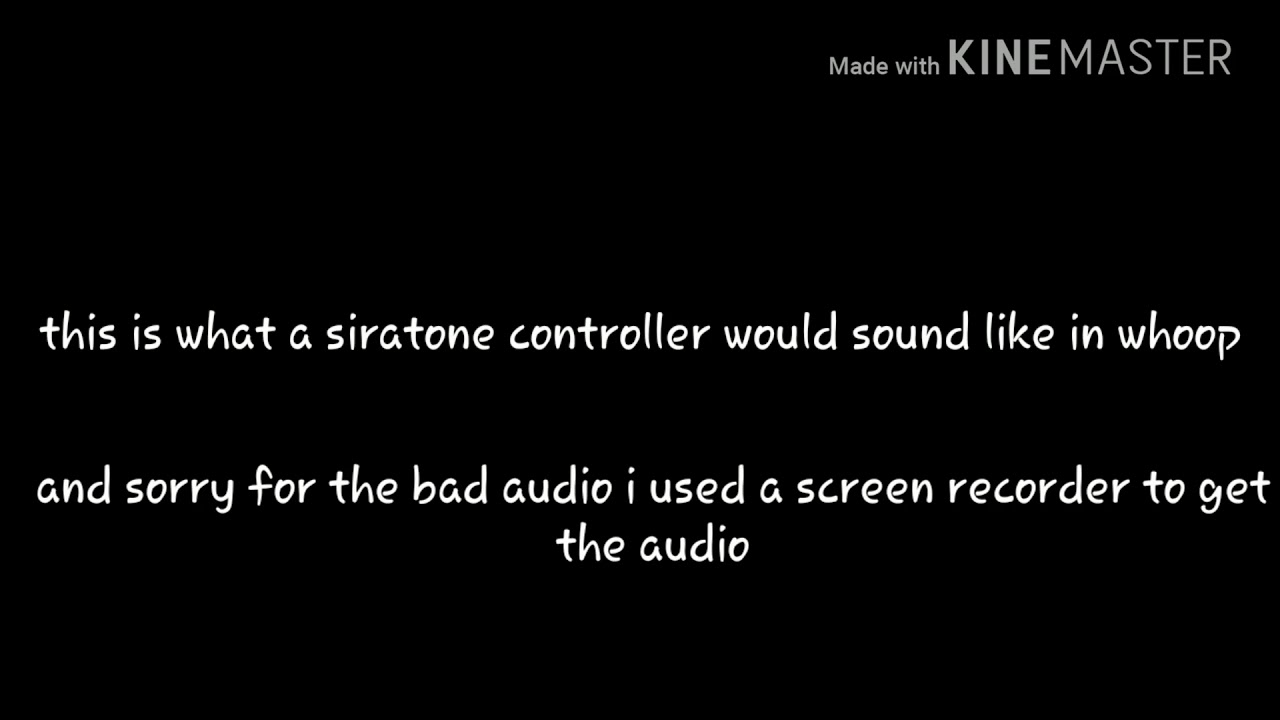 Siratone whoop tone - YouTube