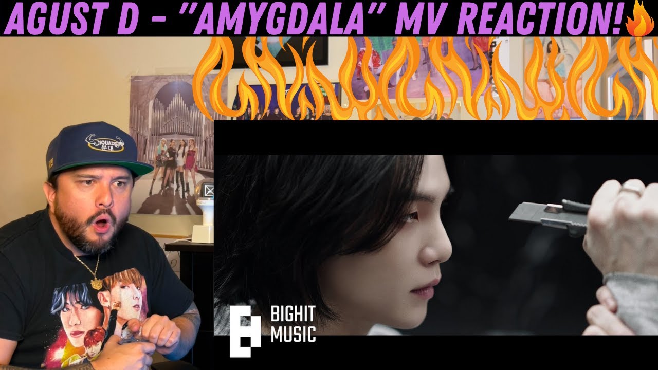 Agust D - "AMYGDALA" MV Reaction! - YouTube