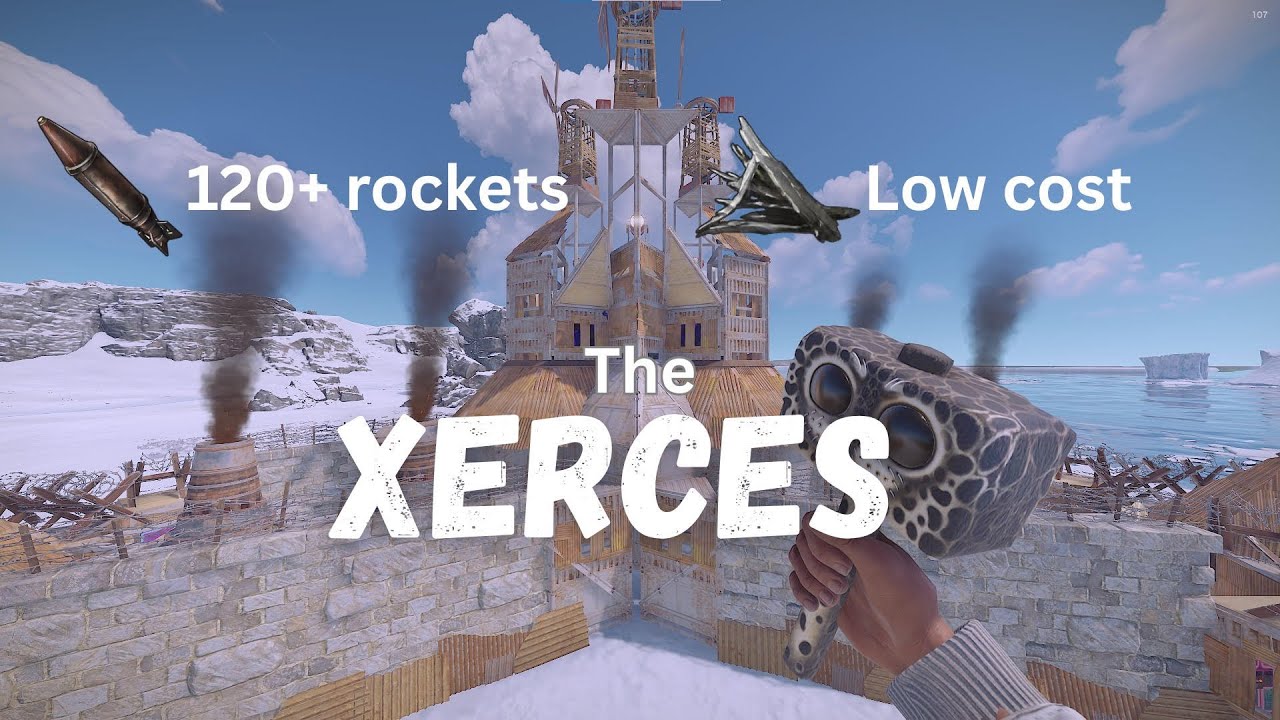 6 BUNKER duo/trio/quad 120+ ROCKETS cheap base design - YouTube