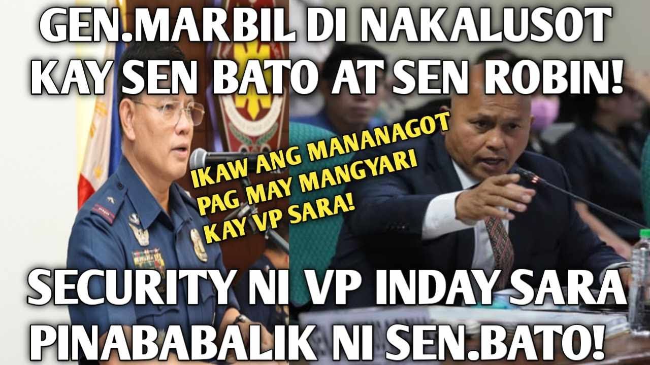 VP INDAY SARA DUTERTE!SECURITY PINABABALIK NI SEN BATO DELA ROSA!GEN ...
