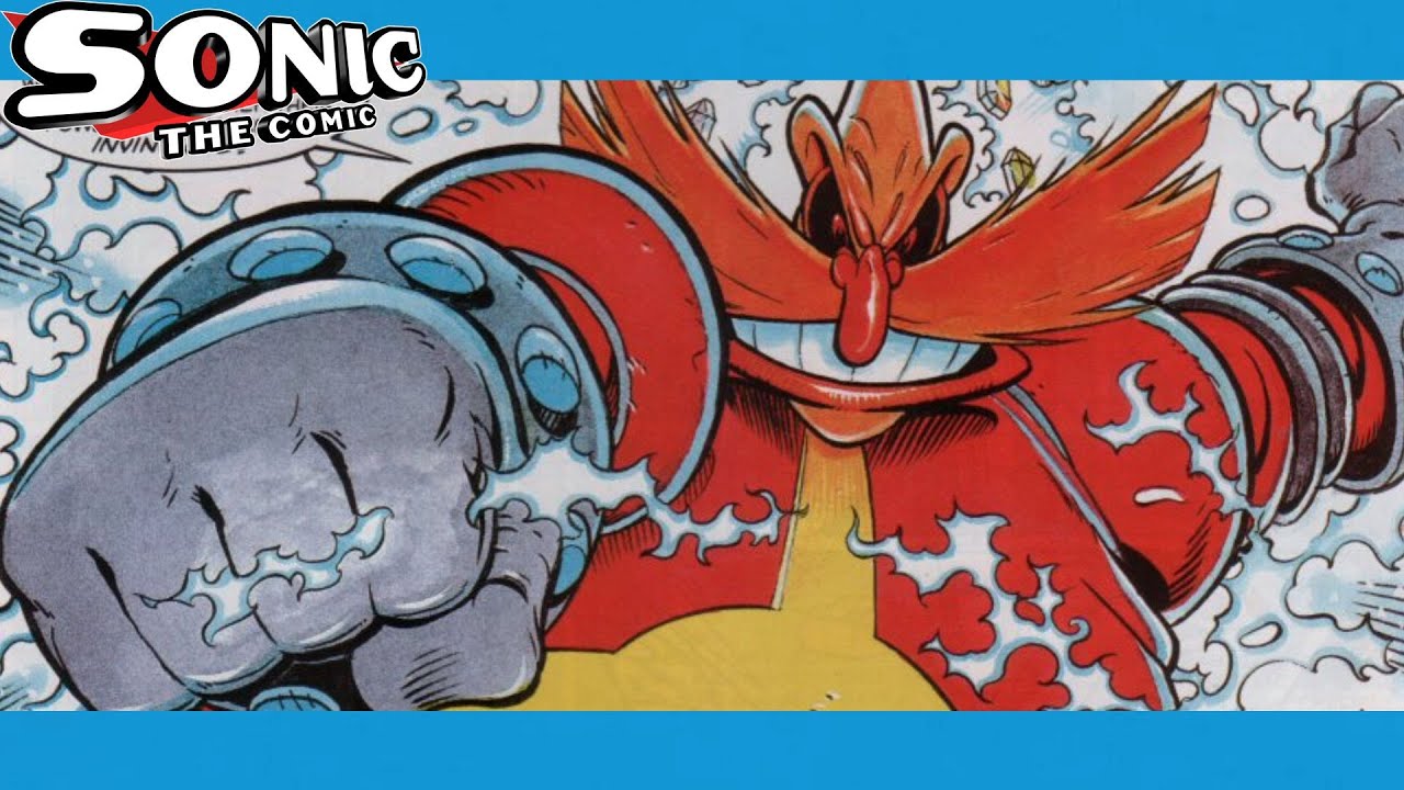 SONIC THE COMIC: A Batalha contra o Super Robotnik! Tradução BR, Edição ...