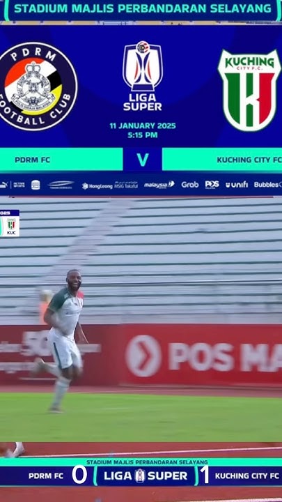 PDRM FC VS KUCHING CITY FC #ligasupermalaysia2024 #kuchingcityfc #pdrmfc - YouTube
