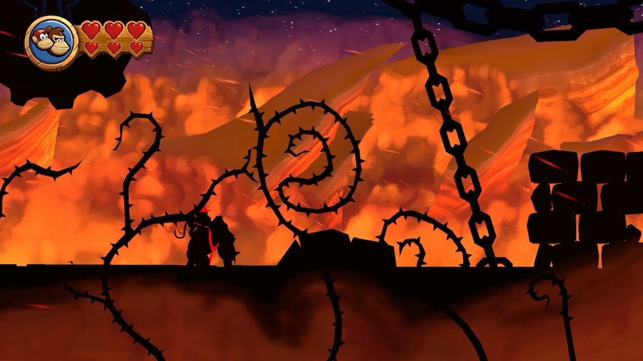 Donkey Kong Country Returns HD World 8 Volcano Part 2 - YouTube