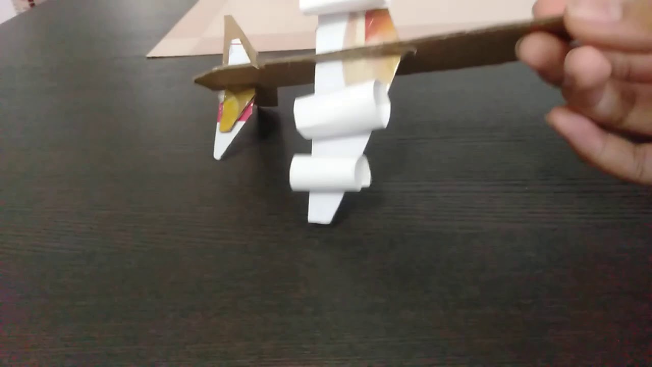 Homemade cardboard airbus a380 day 2 - YouTube