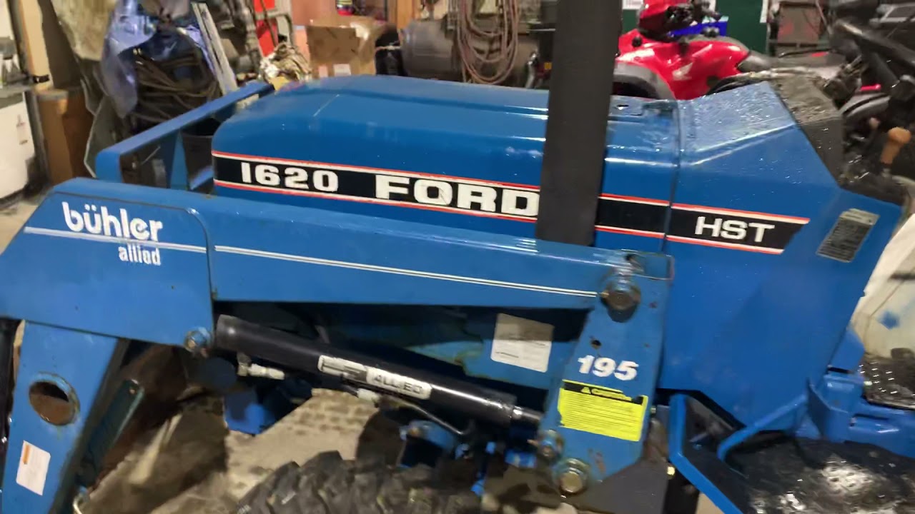 1992 Ford 1620 4x4 Loader Tractor from JRS Auctions - YouTube