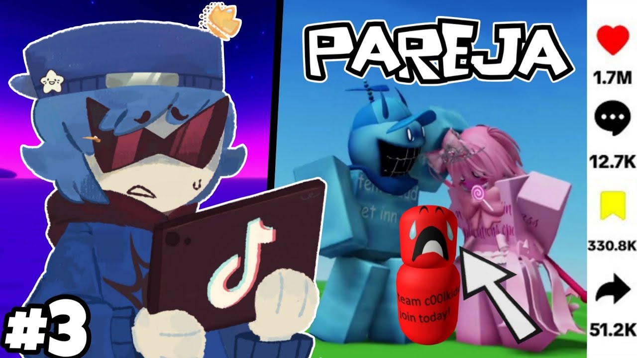 ROSTEANDO Tiktoks CRINGE De ROBLOX #3 - YouTube