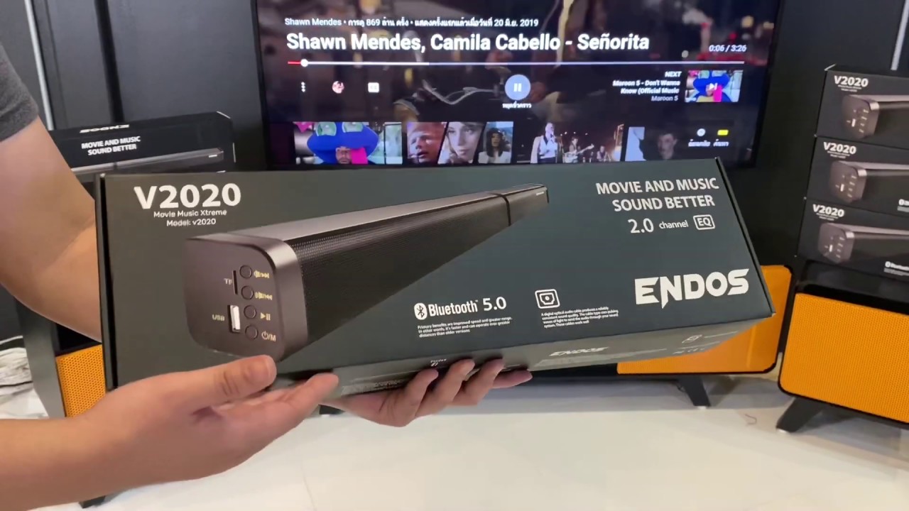 ENDOS Sound bar V2020 - YouTube