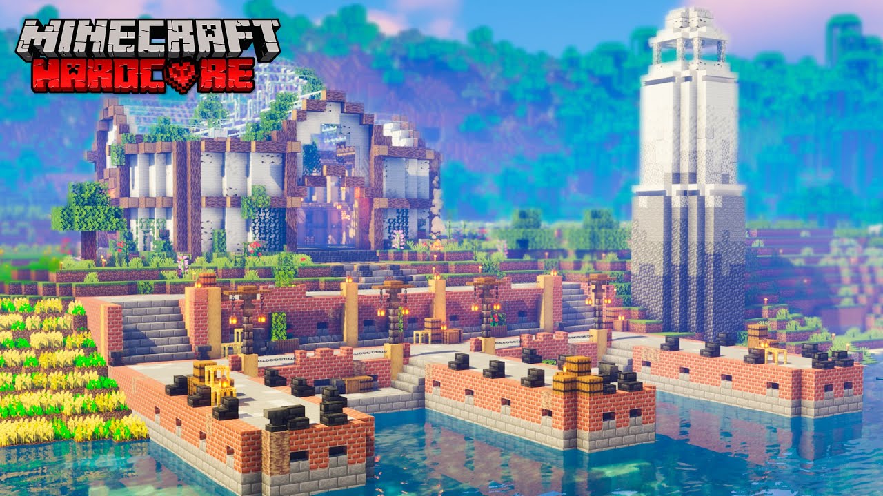 J'ai construit un PORT en Hardcore #20 - YouTube