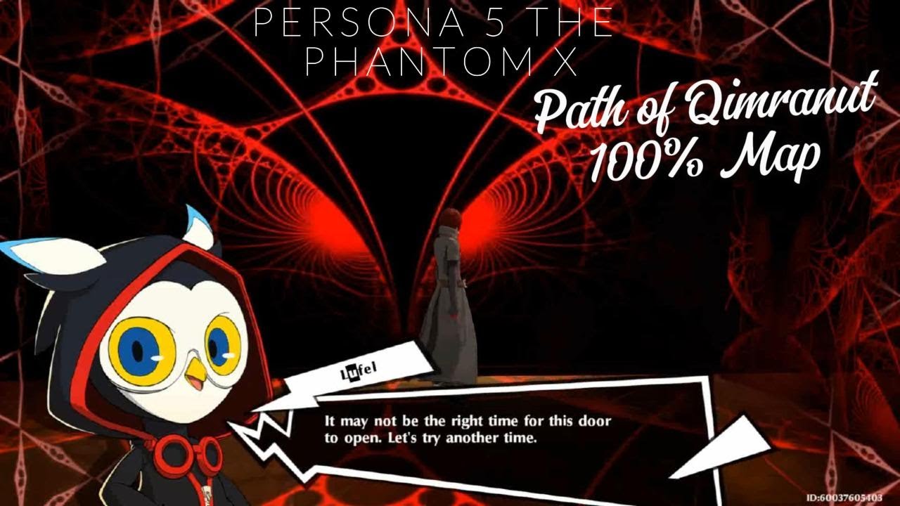 Persona 5 Phantom X - path of Qimranut 100% Map + All Mini Boss - YouTube