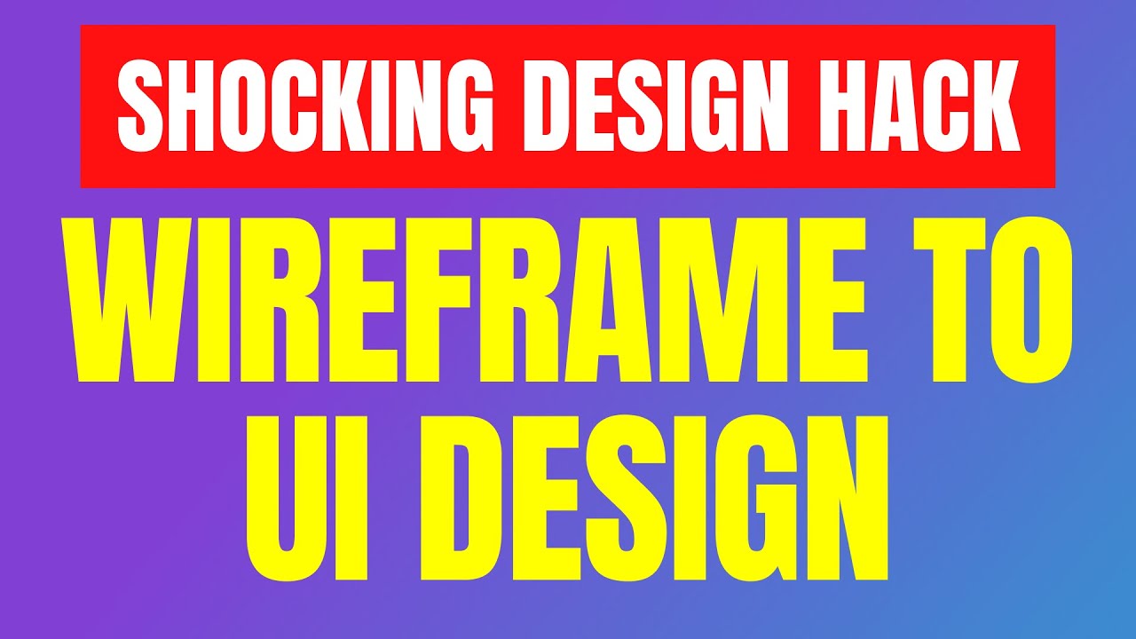 Wireframe to Stunning UI Design for Video call app in Figma - YouTube