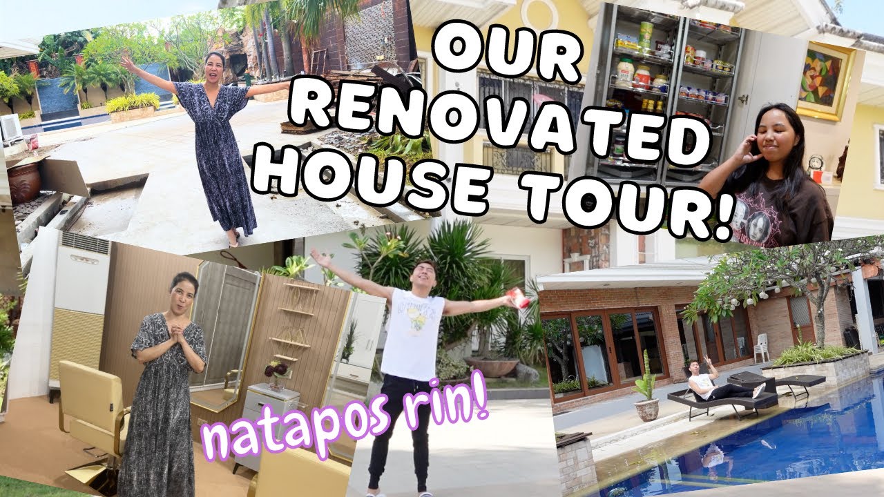 Our Renovated HOUSE TOUR in PAMPANGA! | Caluag Family - YouTube