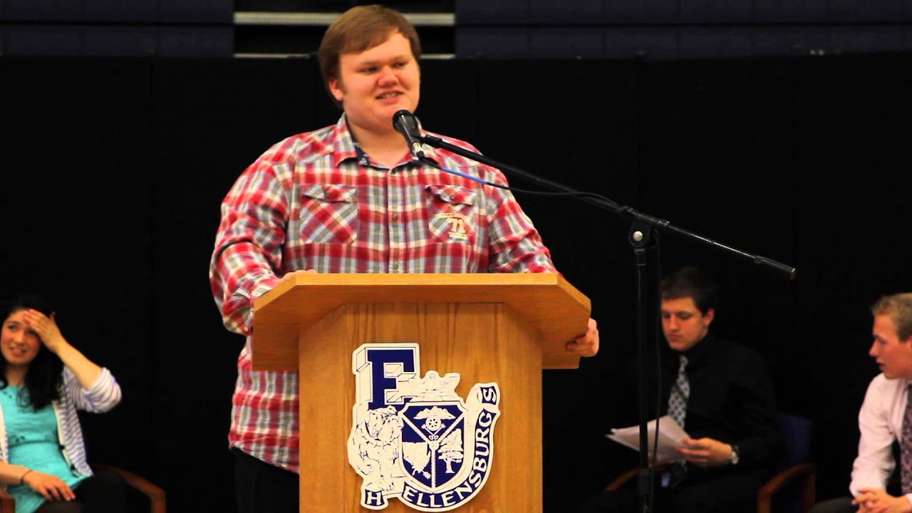 ASB Executive Secretary 2014 Speech Part 1 Raw - YouTube