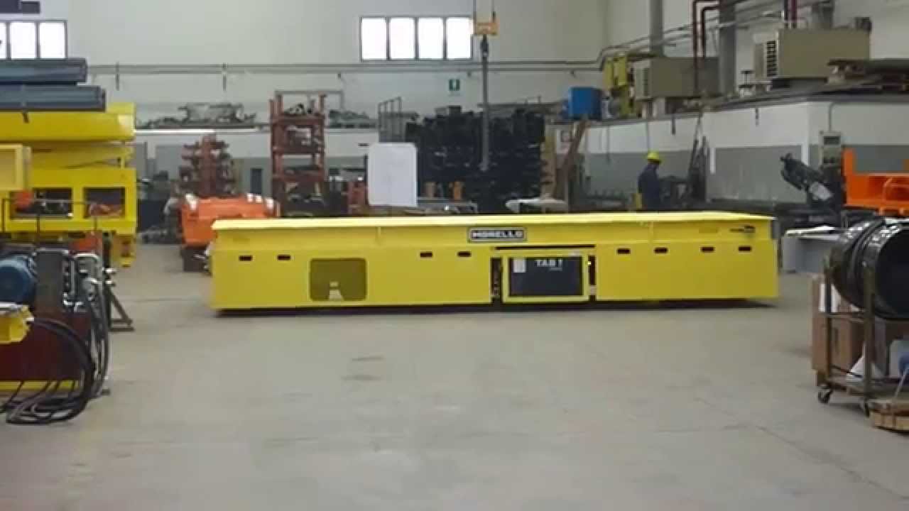 Battery Motorized Platform Cart - Capacity 60 tons - YouTube