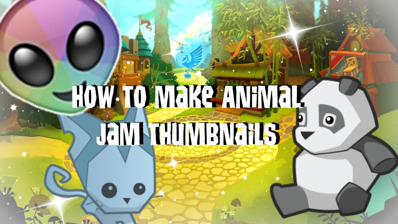 Animal Jam: How I Make My Thumbnails (Easy and Free) - YouTube