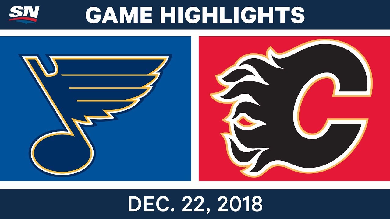NHL Highlights | Blues vs. Flames - Dec 22, 2018 - YouTube