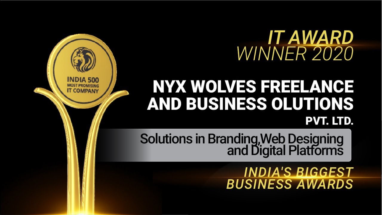 NYX Wolves Freelance and Business Solutions Pvt Ltd - Winner of India ...
