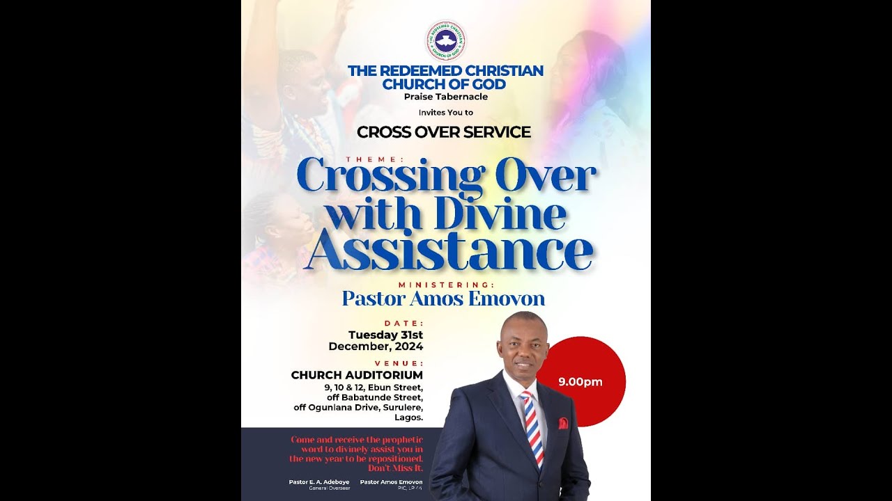 CROSS OVER SERVICE || 31st DEC 2024 - YouTube