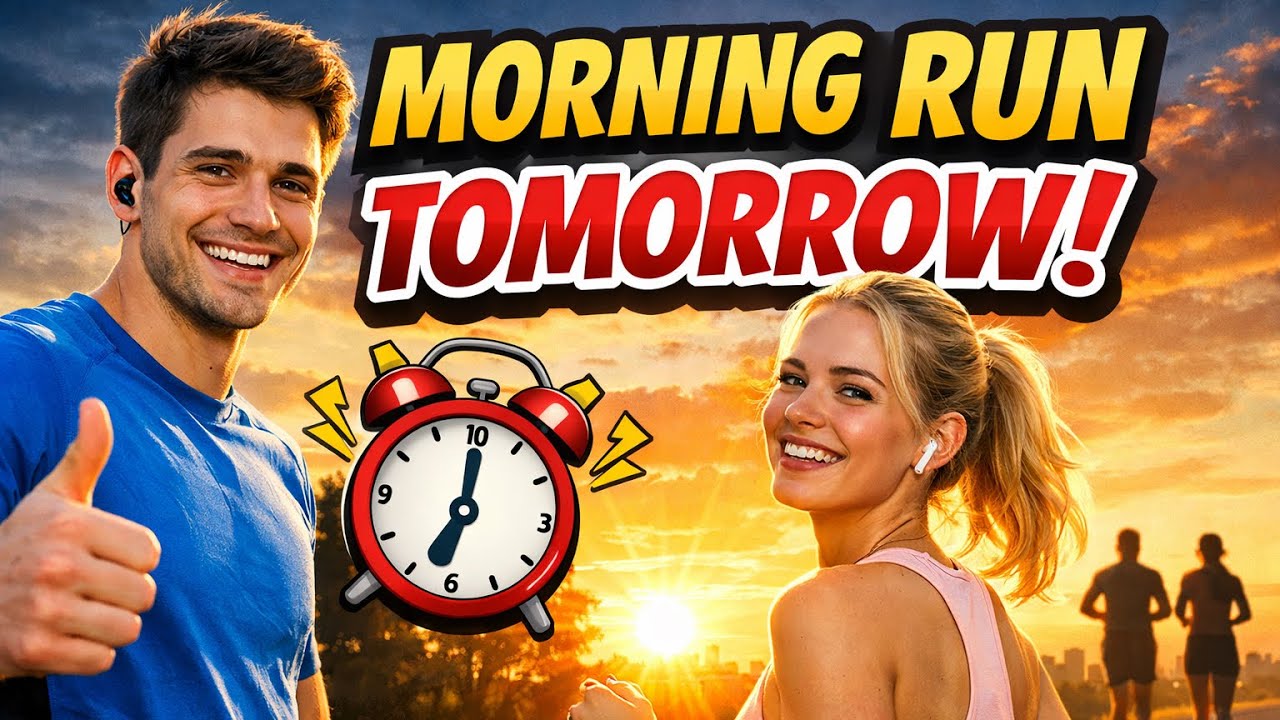 Morning Run Tomorrow 🌅 | Starting a Healthy Routine - YouTube