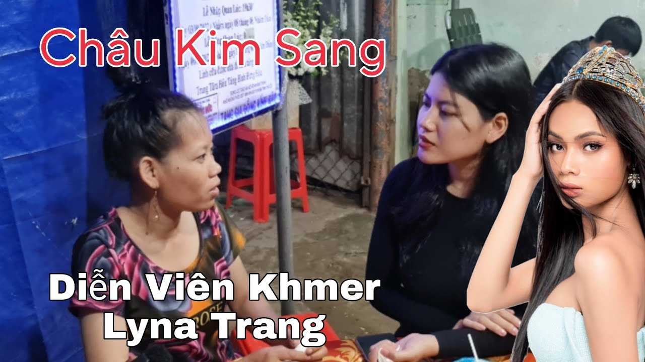 Diễn Viên khmer Lyna Trang đến chia buồn cùng gia đình Châu Kim Sang ...
