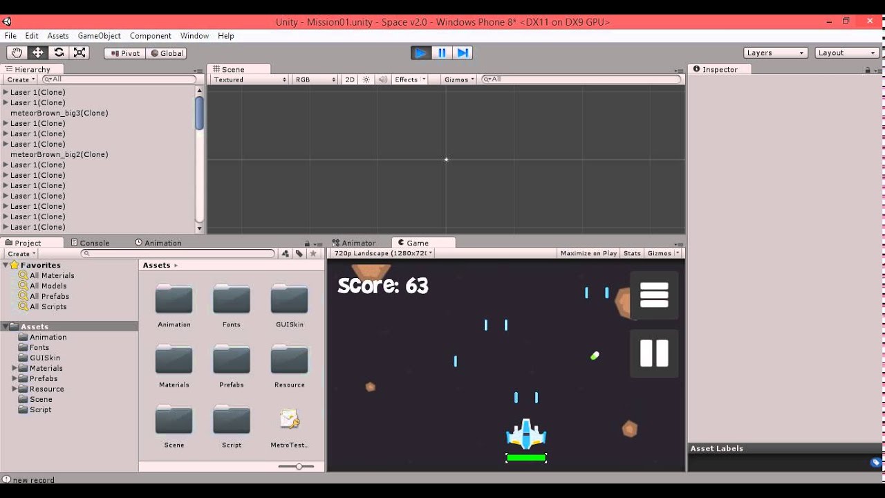 Space Toon Game - YouTube