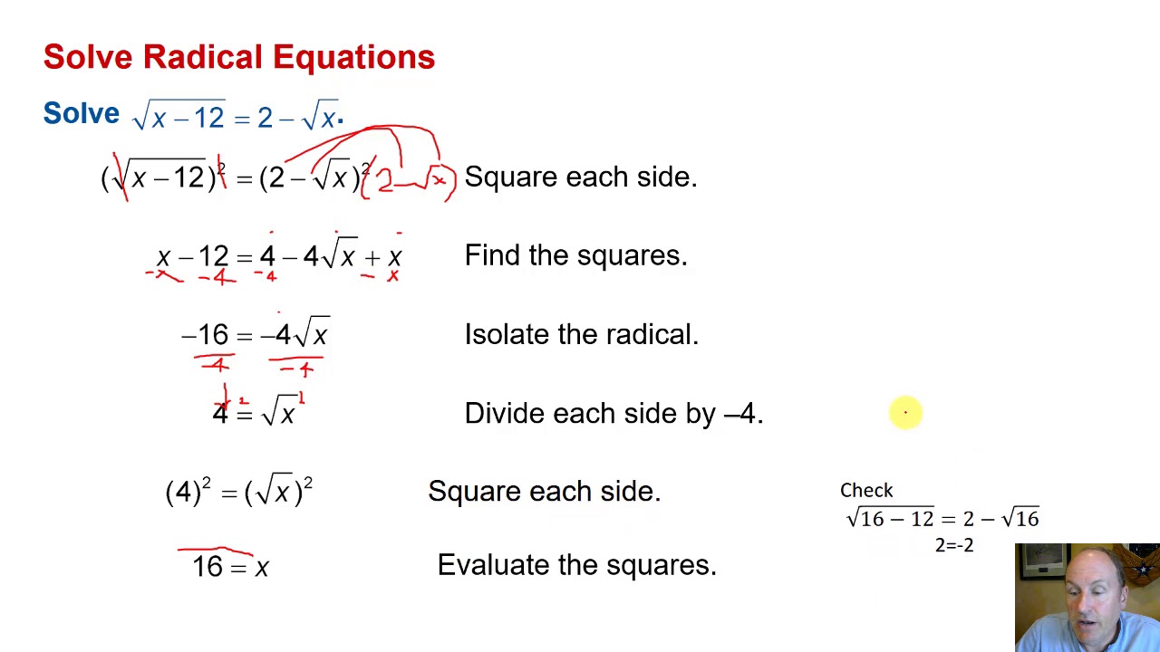 6 7 Solving Radical Equations And Inequalities YouTube 6-7-solving-radical-equations-and-inequalities-youtube