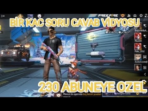 Soru cavab vidyosu (230) abuneye özel#keşvet #freefire #garenafreefire 