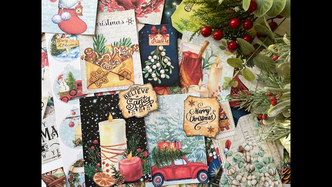 SS Digital Studio Kit share video: Winter/Christmas Journal Kit - YouTube