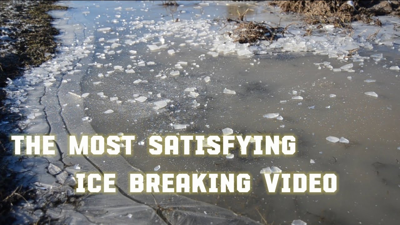 The most satisfying ice breaking video - YouTube