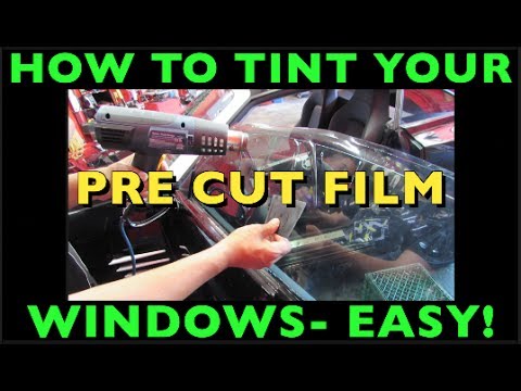 HOW TO TINT YOUR WINDOWS (PRE CUT TINT) EASY STEPS - YouTube