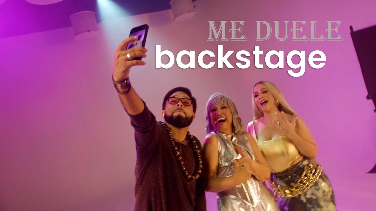 Miriam Cruz & Milly Quezada - Me duele (BACKSTAGE) - YouTube