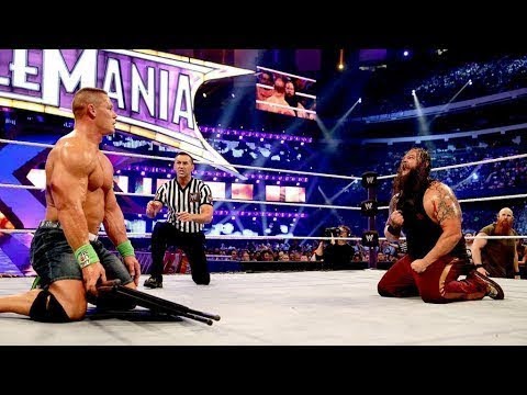 WWE Raw 26 November 2017 John cena vs Bray wayt Family what a match ...
