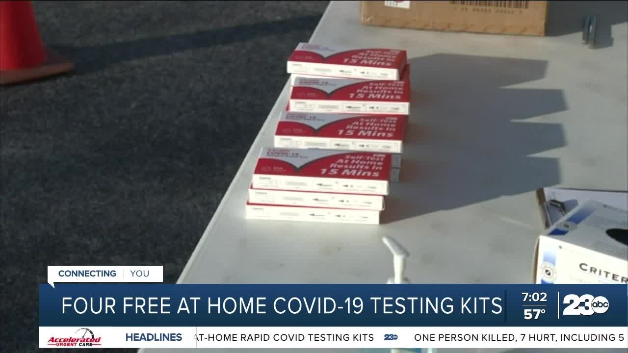 Four free at home COVID-19 testing kits - YouTube