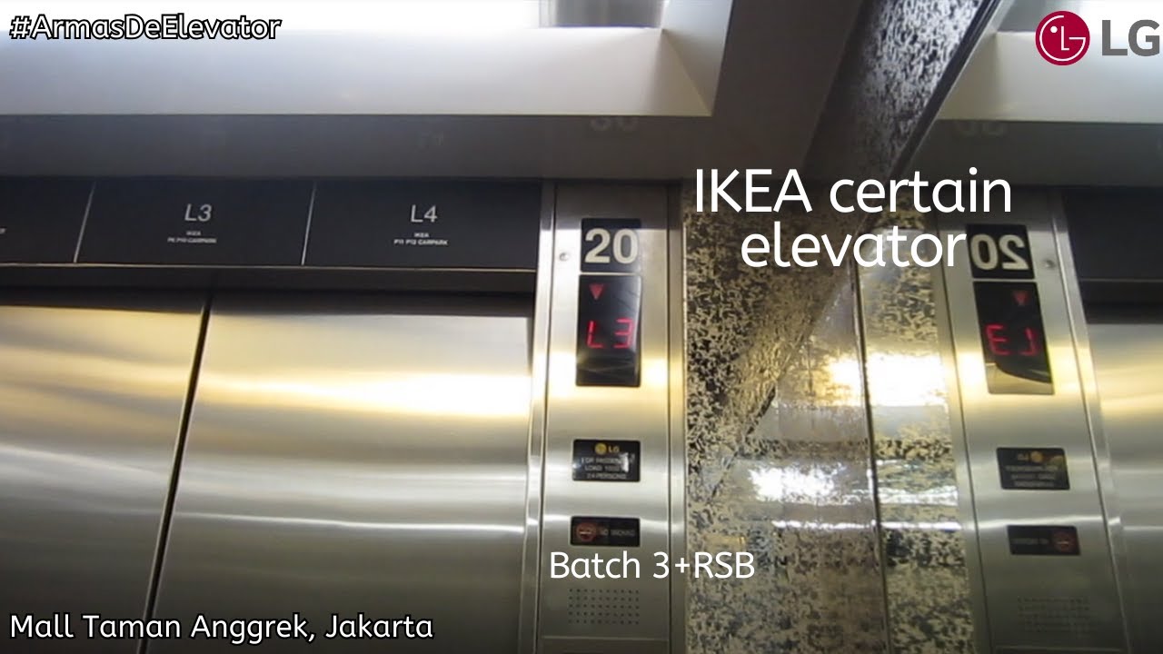 LG traction elevator at Mall Taman Anggrek (East Main, for IKEA only ...