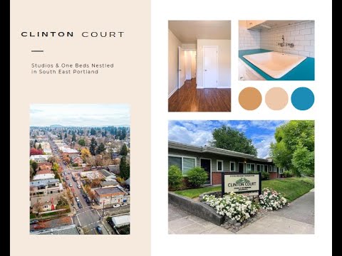 Clinton Court One Bedroom Model A - YouTube