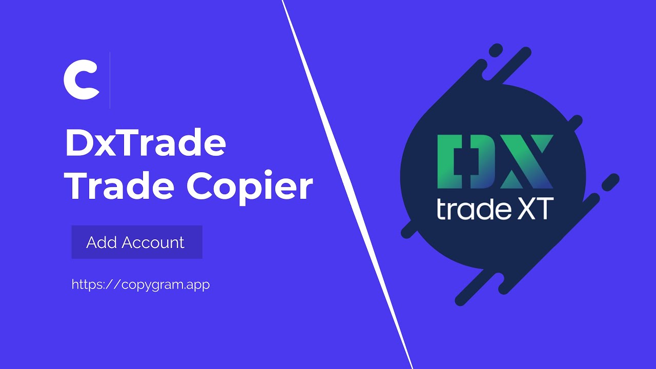 How to connect your DxTrade account to Copygram? - YouTube
